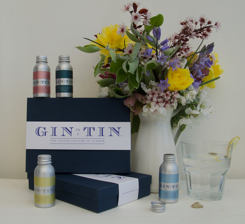 BOX SET OF FOUR GINS – Gin In A Tin